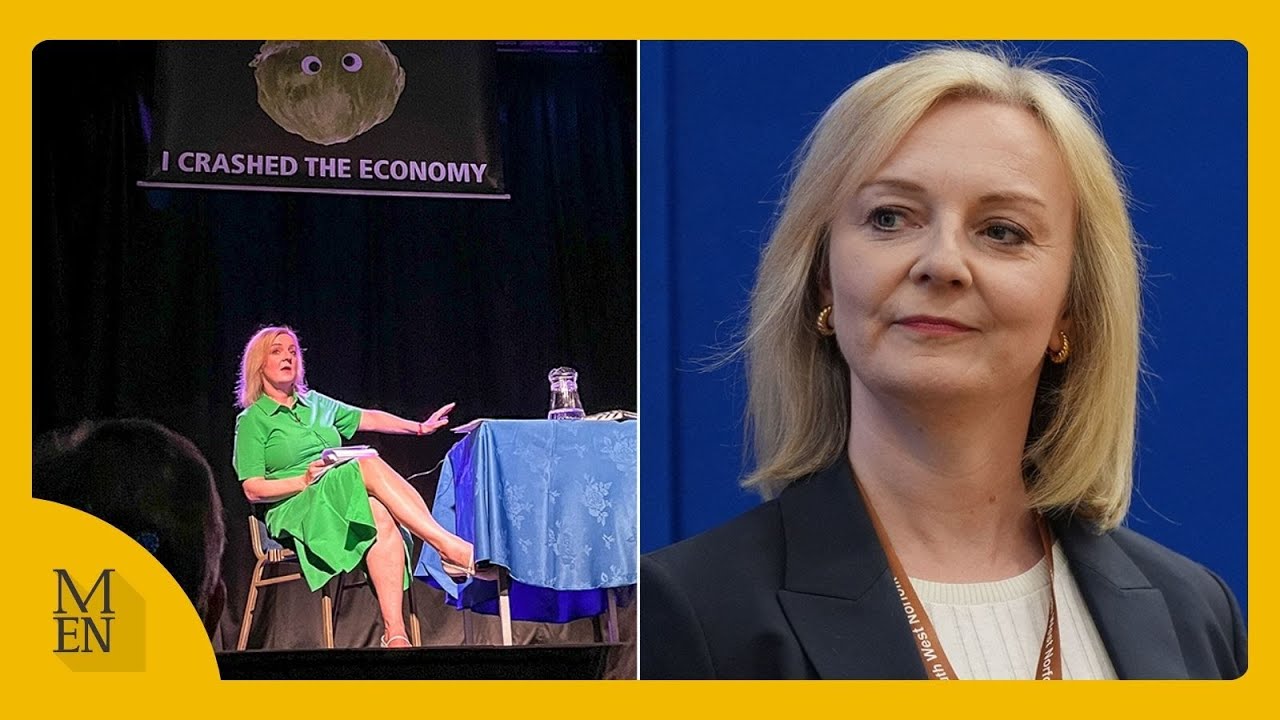 Liz Truss fumes 'that's not funny' as she storms off after lettuce ...