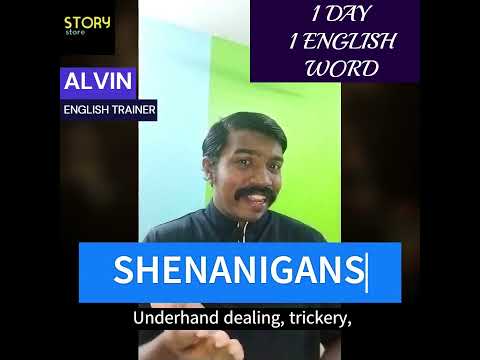 Shenanigans | One Day One English Word (2022)