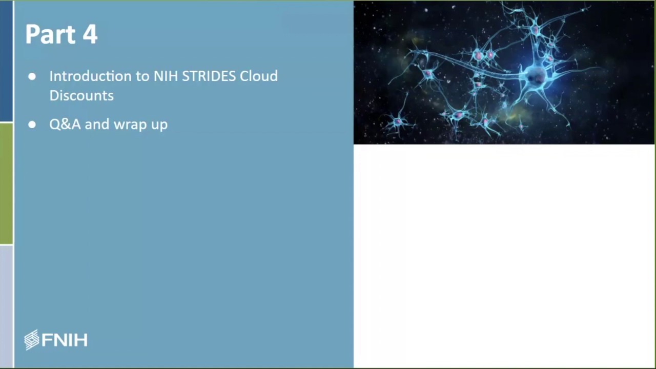 NIH STRIDES Cloud overview - Key Concepts