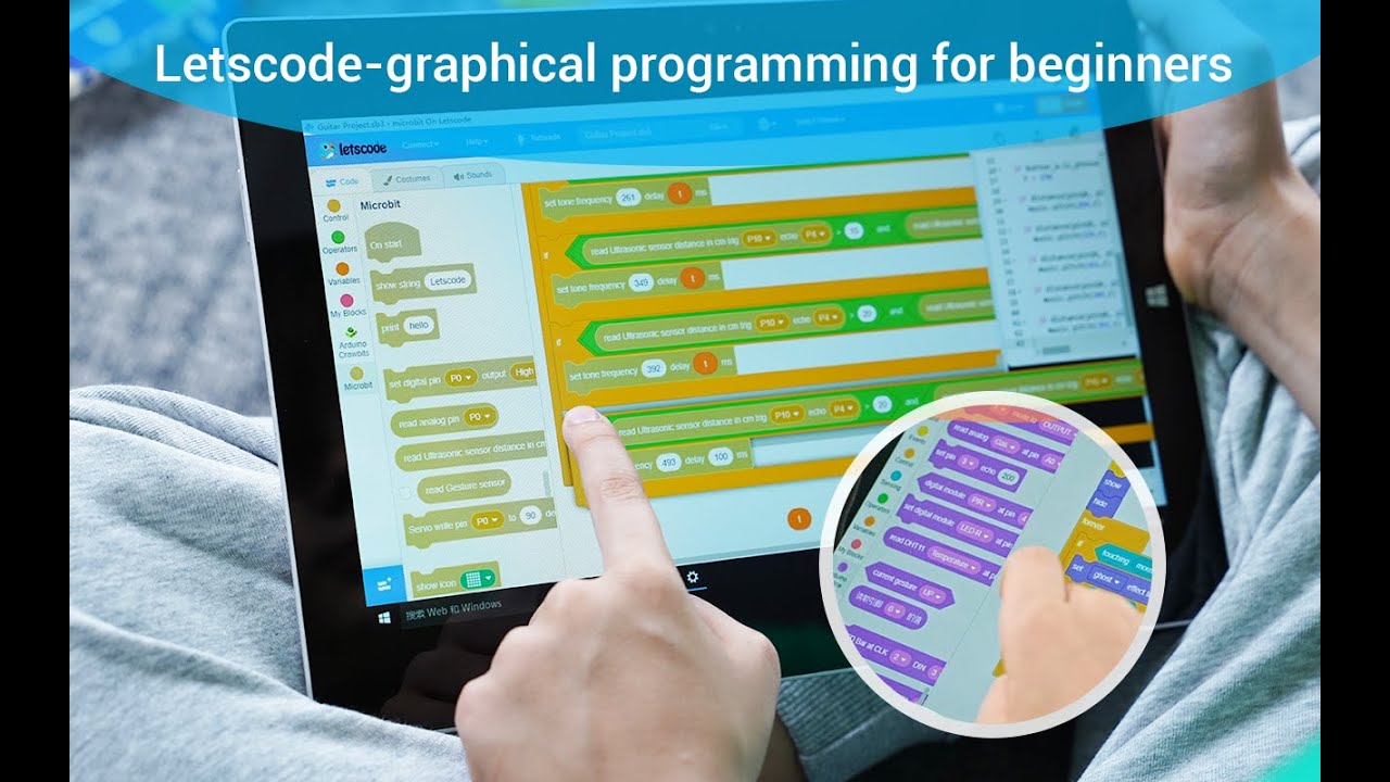 What is #Letscode - Customized Graphical Software For #Crowbits