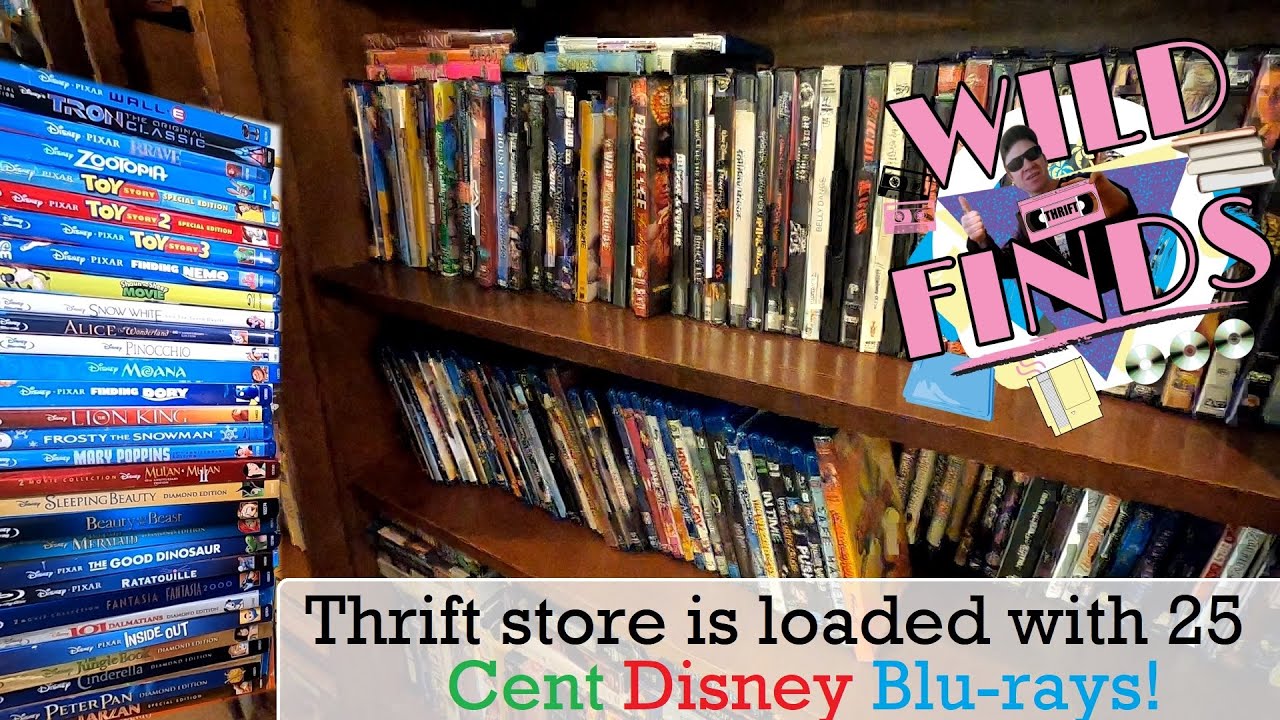 Blu-ray DVD CD Record hunting at the Thrift Stores.