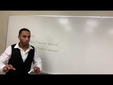Criminal intent and act- Criminal Law