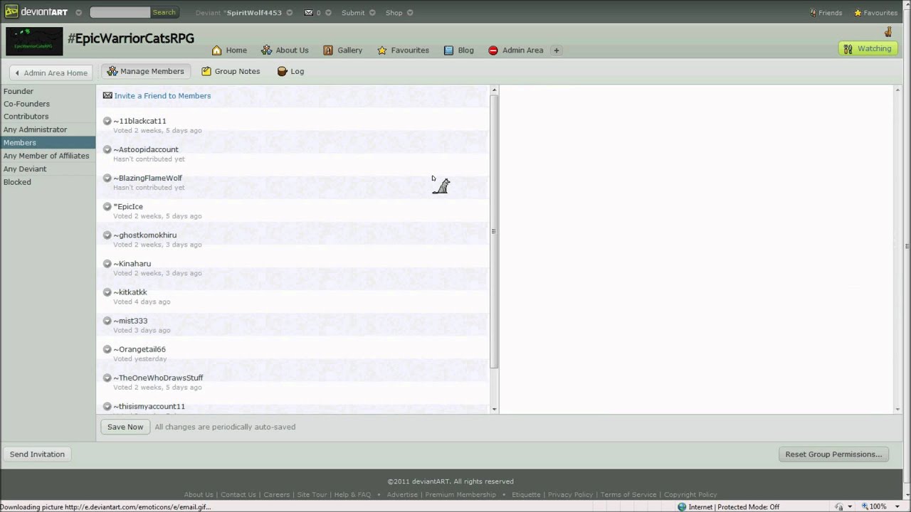 Deviantart tutorial: Group settings