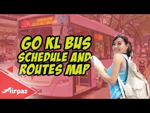 Go KL Bus Schedule and Routes Map Kuala Lumpur