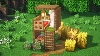 ⛏️ Minecraft Tutorial :: 🌳Build a Beautiful TreeHouse - [마인크래프트 예쁜 나무 ...
