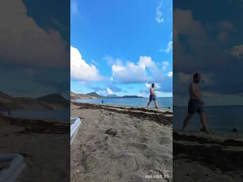 St Kitts 🇰🇳 Beachlife. Morsi's Discovery Beach bar & Grill