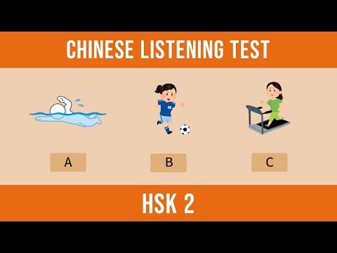 Mandarin Chinese Listening Test | Beginner HSK 2