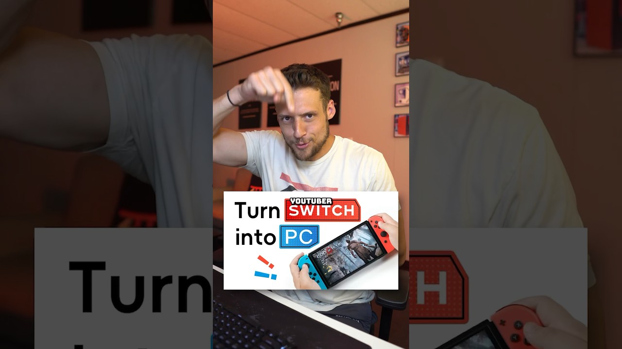 He Modded a Nintendo Switch for PC Gaming 😱