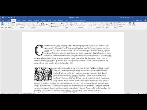 #Microsoft365 Day 204: Have you ever used Drop Cap in Microsoft Word?