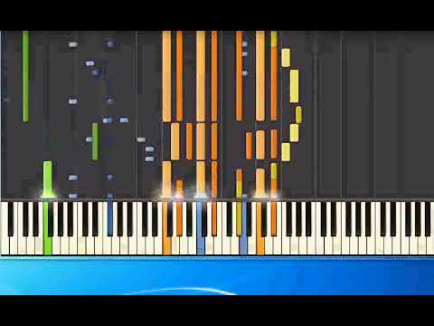 [Piano Tutorial Synthesia]Bjork - Human Behavior (ro)