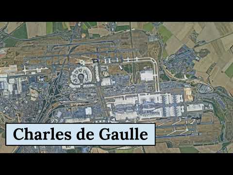 ✈️ GEOGRAPHY OF CHARLES DE GAULLE in 1 minute 🗺️