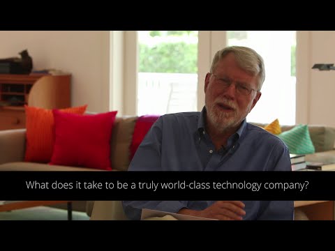 What does it take to be a world-class technology company?