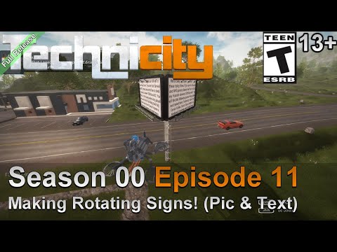 Steam Community :: Video :: Technicity (Season 00 Episode 11) Update, Making Rotating Signs ...