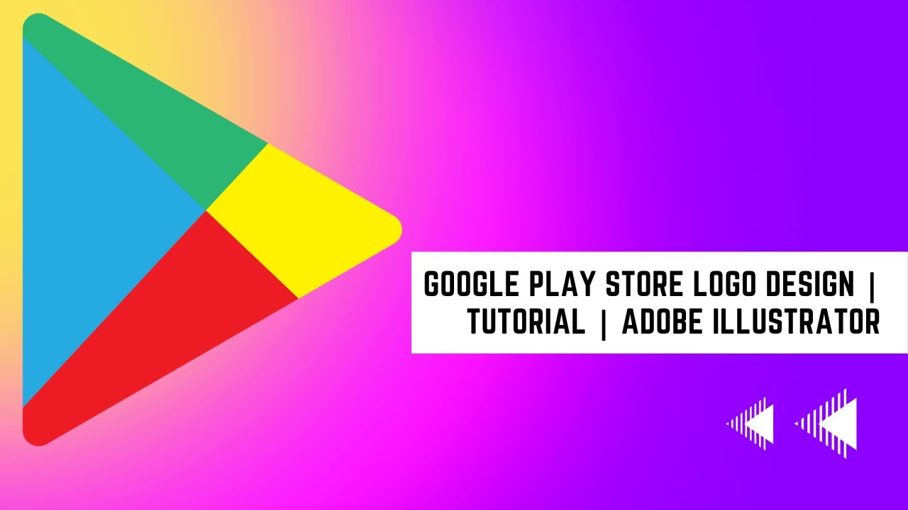 Google play store logo design | Tutorial | Adobe Illustrator|Imran_Abbas Official