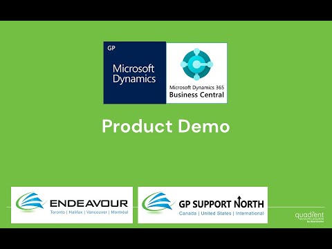 Microsoft Dynamics AP - PO - Exp - Payment Automation with Endeavour and GP Support North & Quadient