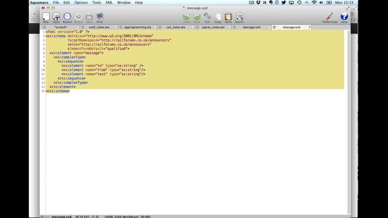 Validating XML against XSD