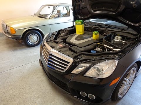 DIY W212 Mercedes Benz E350 oil change AND assyst OIL service reset