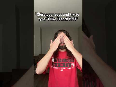 Try To Spell With Your Eyes Closed π #shorts