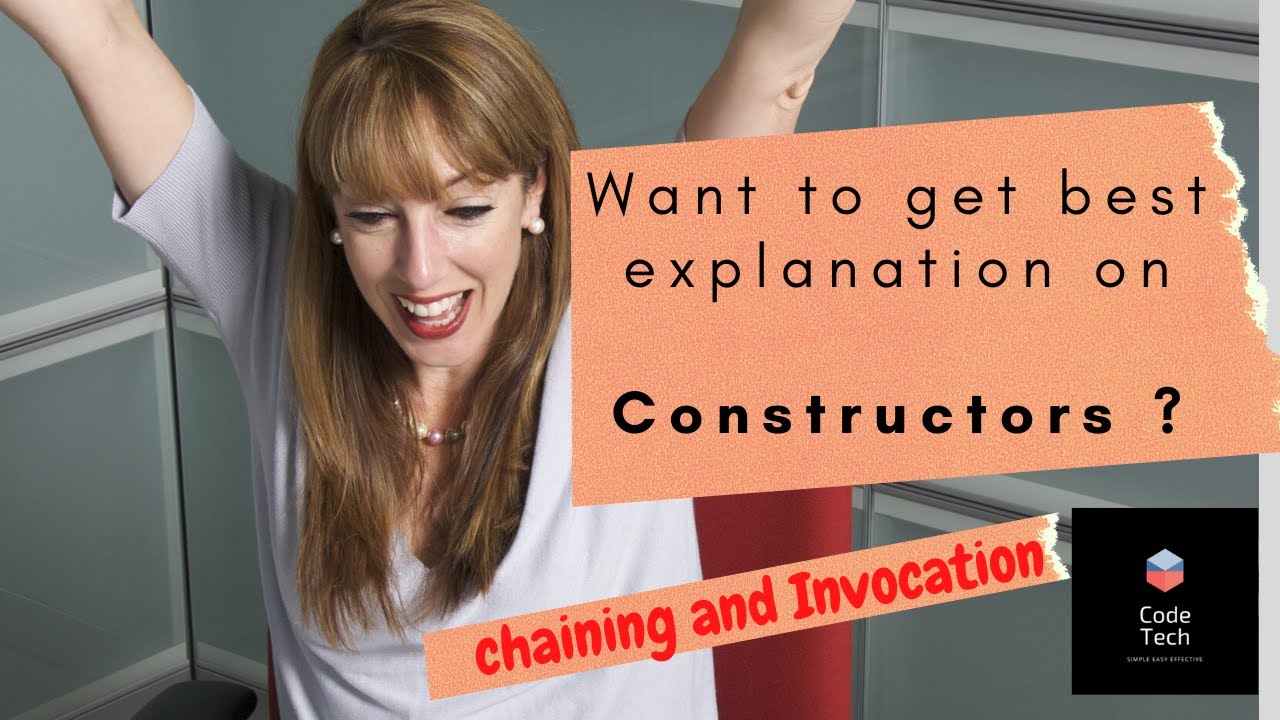 constructor in java | default , no-arg , parametrized constructors | constructor chaining example