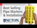 Custom Setmark® Snap-Around Pipe Markers | Seton
