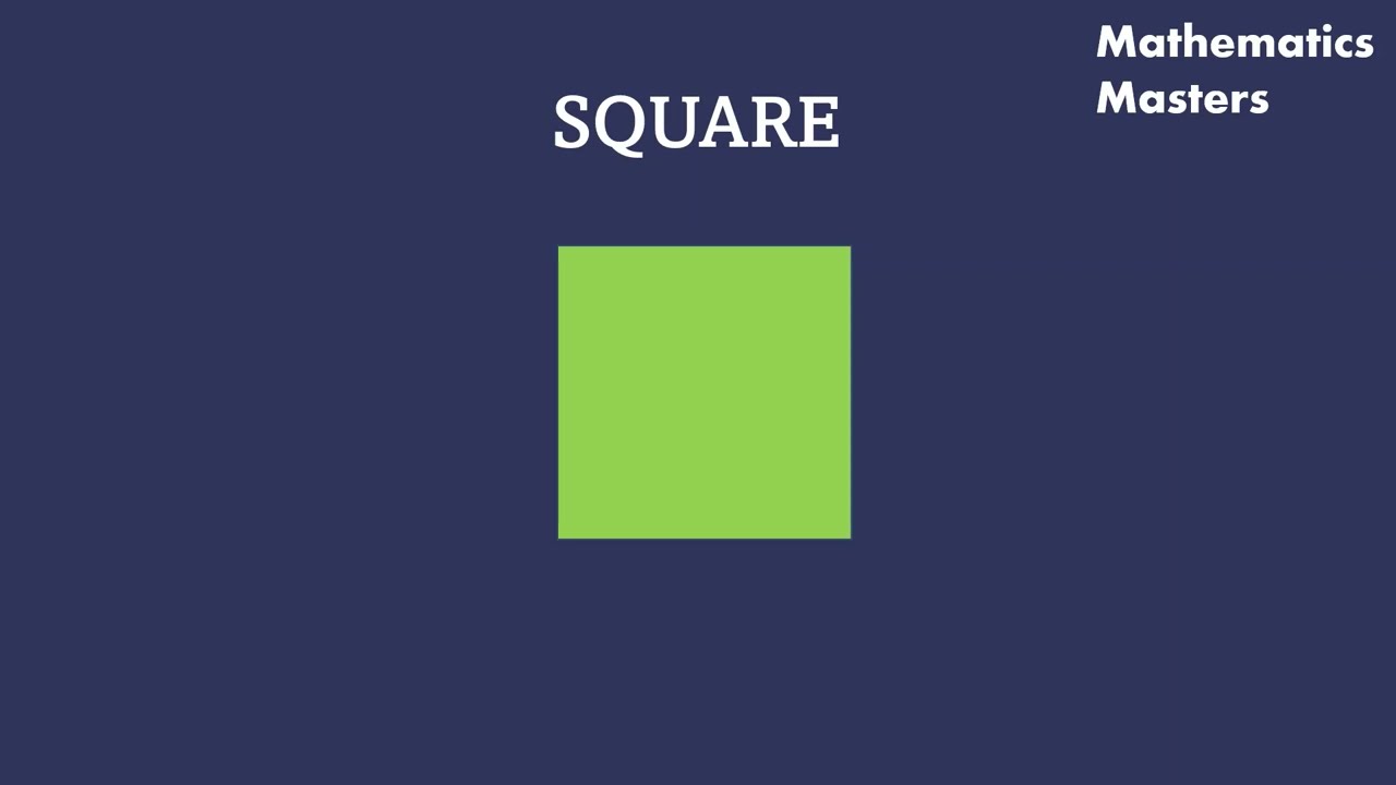 What is a Square? Definition of Square.