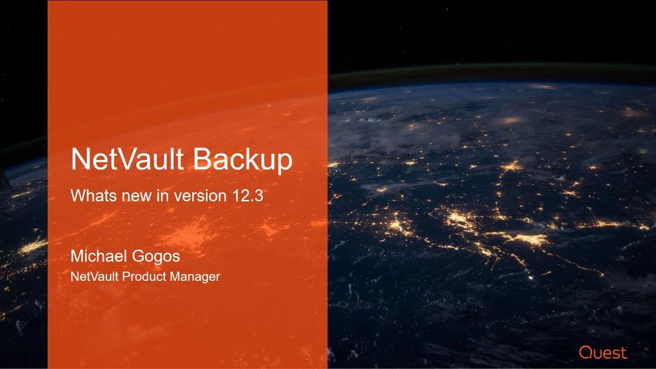NetVault 12.3 What's New