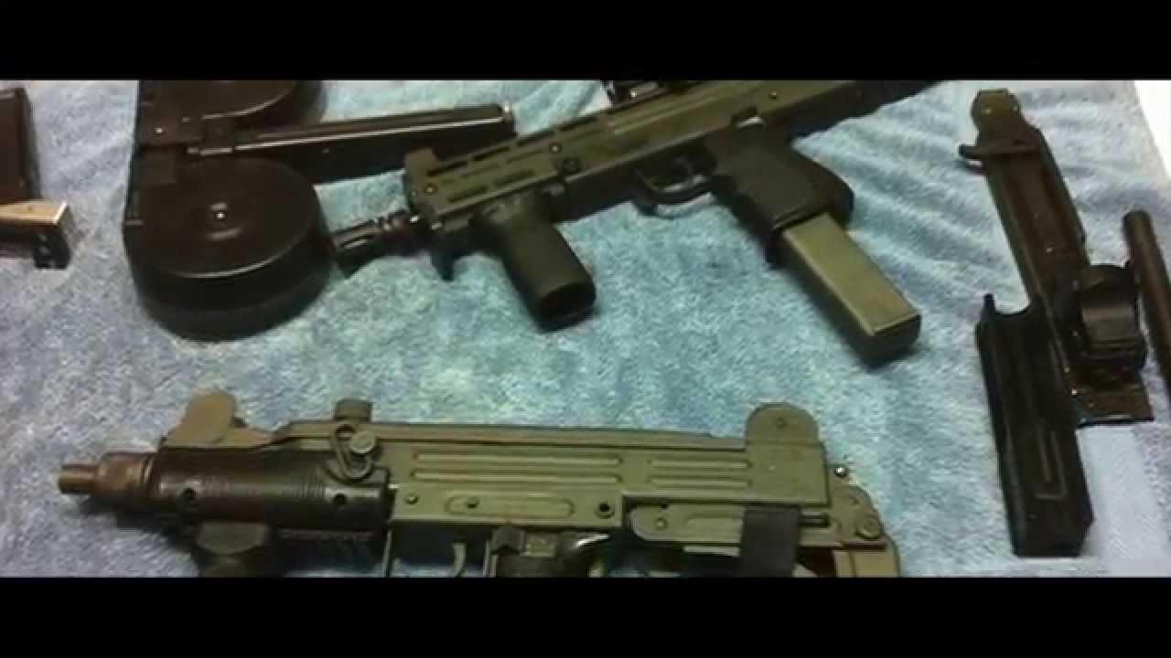 SV Media Films | Gary's new 9mm Full Auto UZI submachine gun