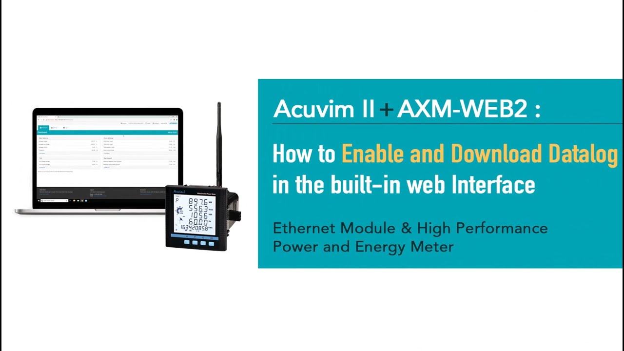 How to Enable and Download Datalog in the built-in Web Interface