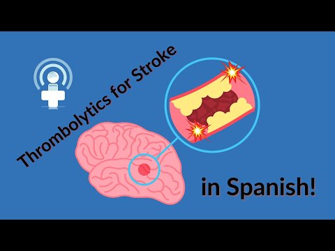Explain Thrombolytics for Stroke in Spanish