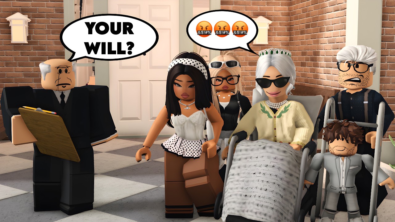BECOMING A RICH BLOXBURG GRANDMA *Who's In The Will?*