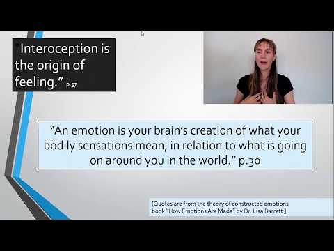 Theory of Constructed Emotions Origin of Feeling Definition of Emotion as Shifts in Integration