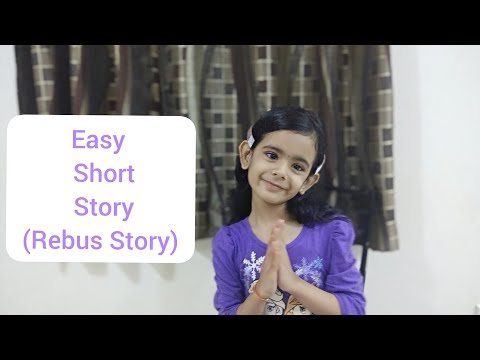 #Easy story telling for kids||Easy Rebus Story for kids for class recitation||#englishshortstorykids