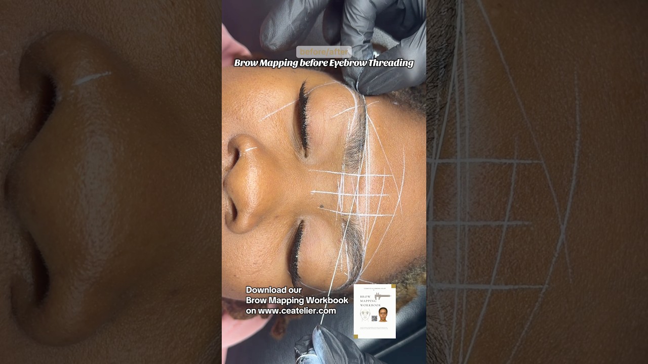 Brow Map with Me! Learn this method in our digital #BrowMapping Workbook on www.ceatelier.com