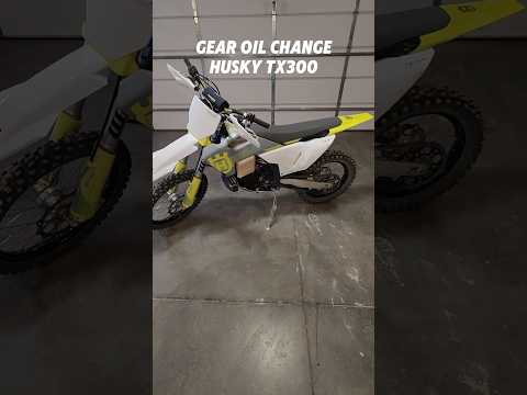How to change oil on a Husky TX 300, TE 300, TE 150