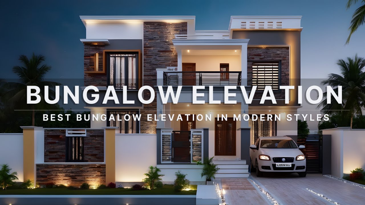 2023 Best Bungalow Elevation Designs in Modern, Minimalist, Contemporary, and Simple Styles