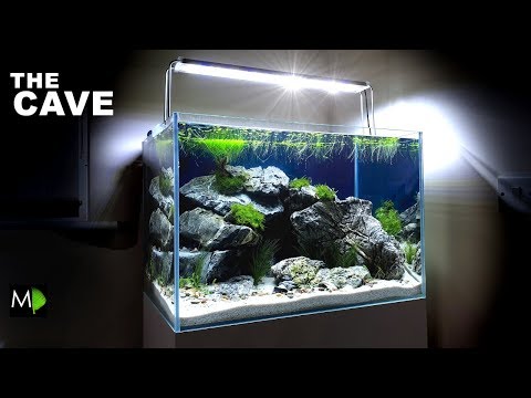 "THE CAVE" AQUARIUM......How To - Aquascape Tutorial / Setup