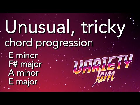 Unusual Chord Progression | Tricky Advanced Backing Track