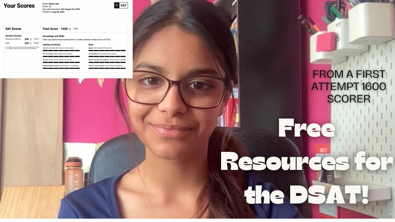 FREE resources for the Digital SAT that helped me get a 1600 on my first attempt