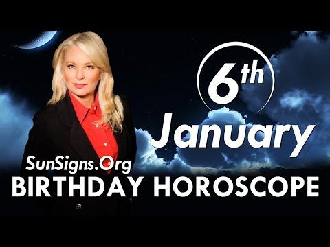 January 6 Zodiac Horoscope Birthday Personality - Capricorn - Part 1