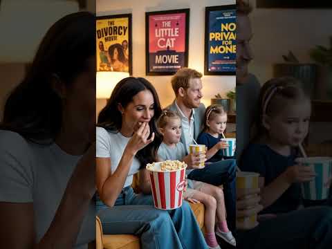 Ai art / Movie night with popcorn #meghanmarkle #princeharry #movie #movienight #cinema #ai