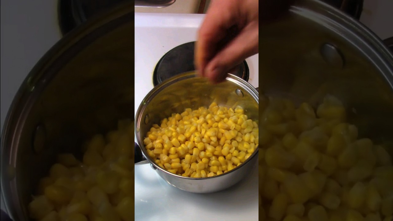 how to make canned #CORN taste good #shorts
