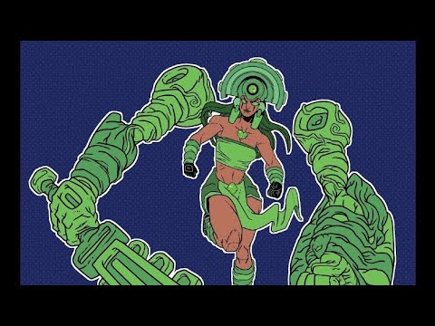 Aztec Warrior - Timelapse #illustration