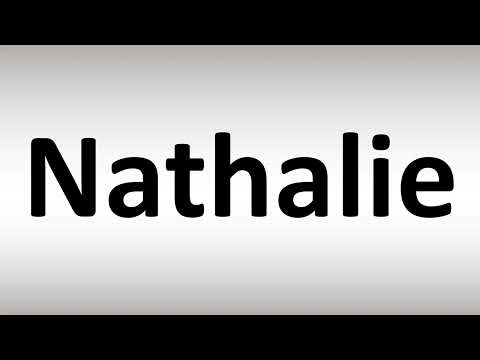 Nathalie Correct Pronunciation