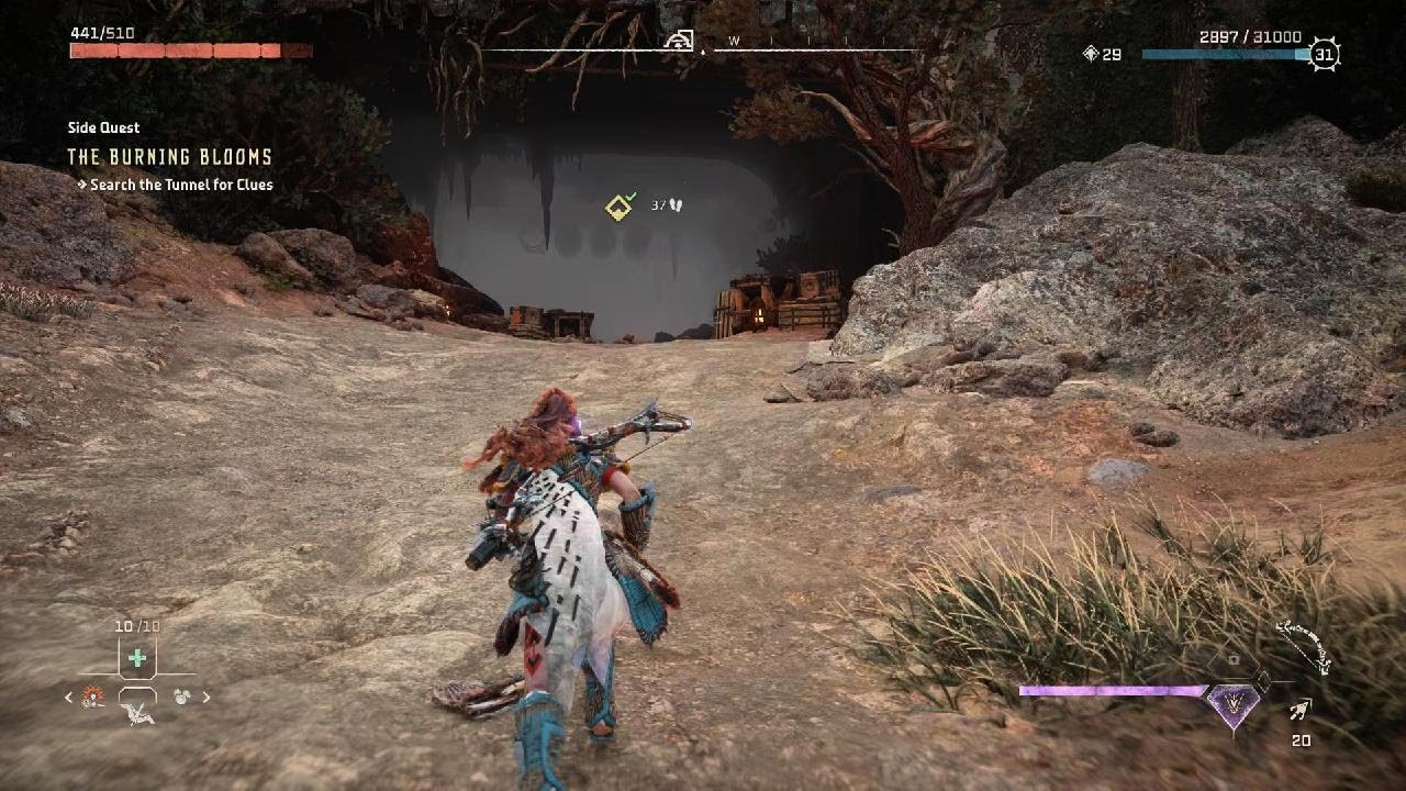 The Spinebreak Door Code - The Burning Blooms | Horizon Forbidden West