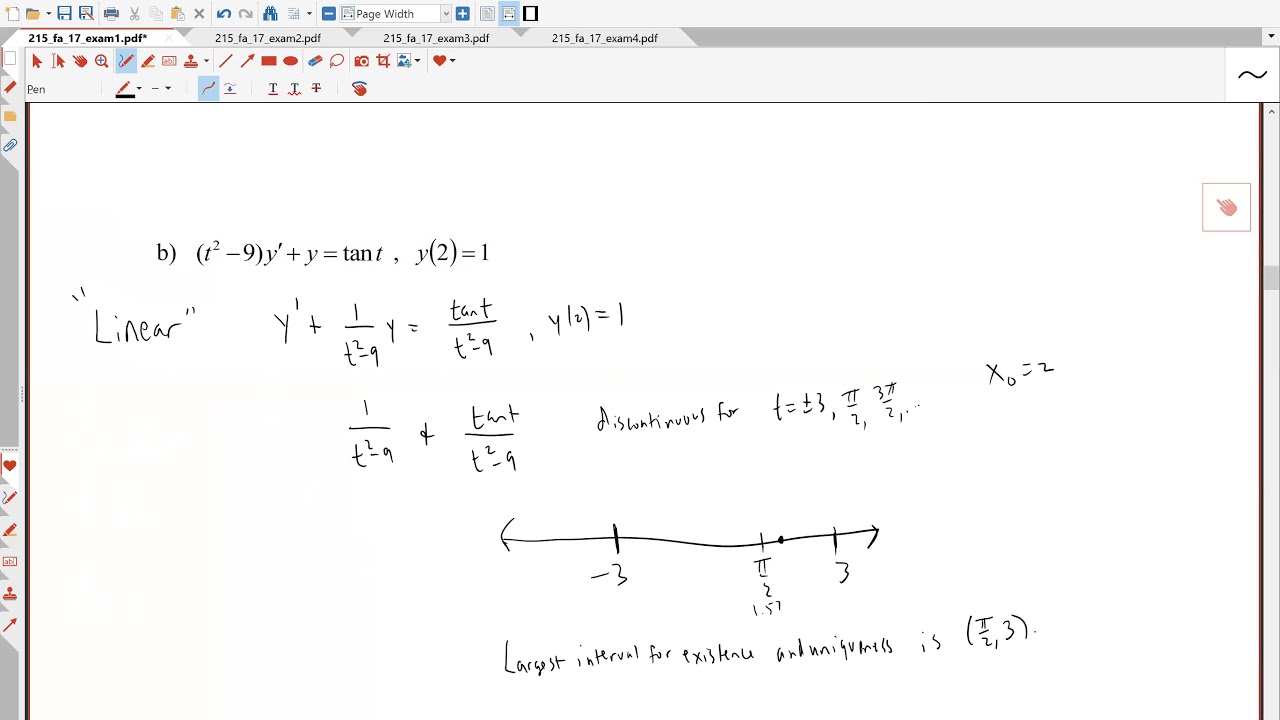 Math 215 Fall 17 Final Review