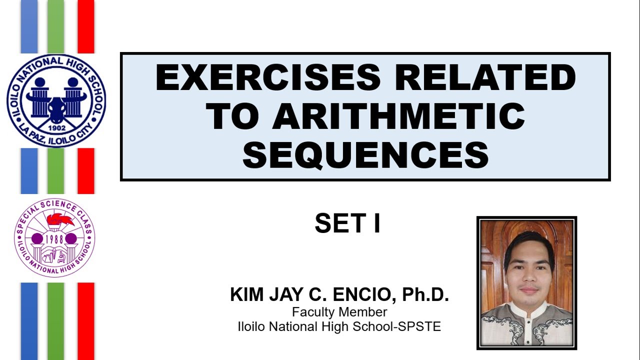 EXERCISES RELATED TO ARITHMETIC SEQUENCES (Set I)