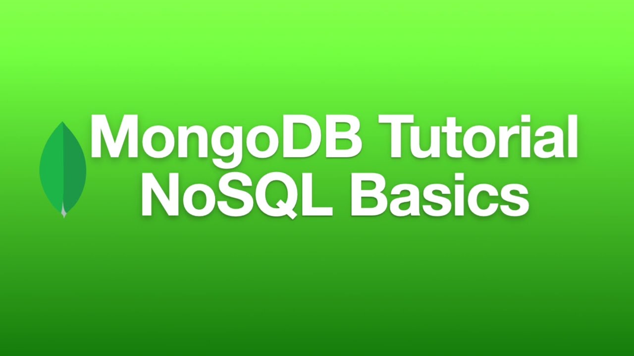 MongoDB Tutorial for Beginners | Learn NoSQL & Install MongoDB