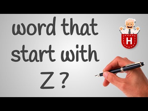 word that start with z