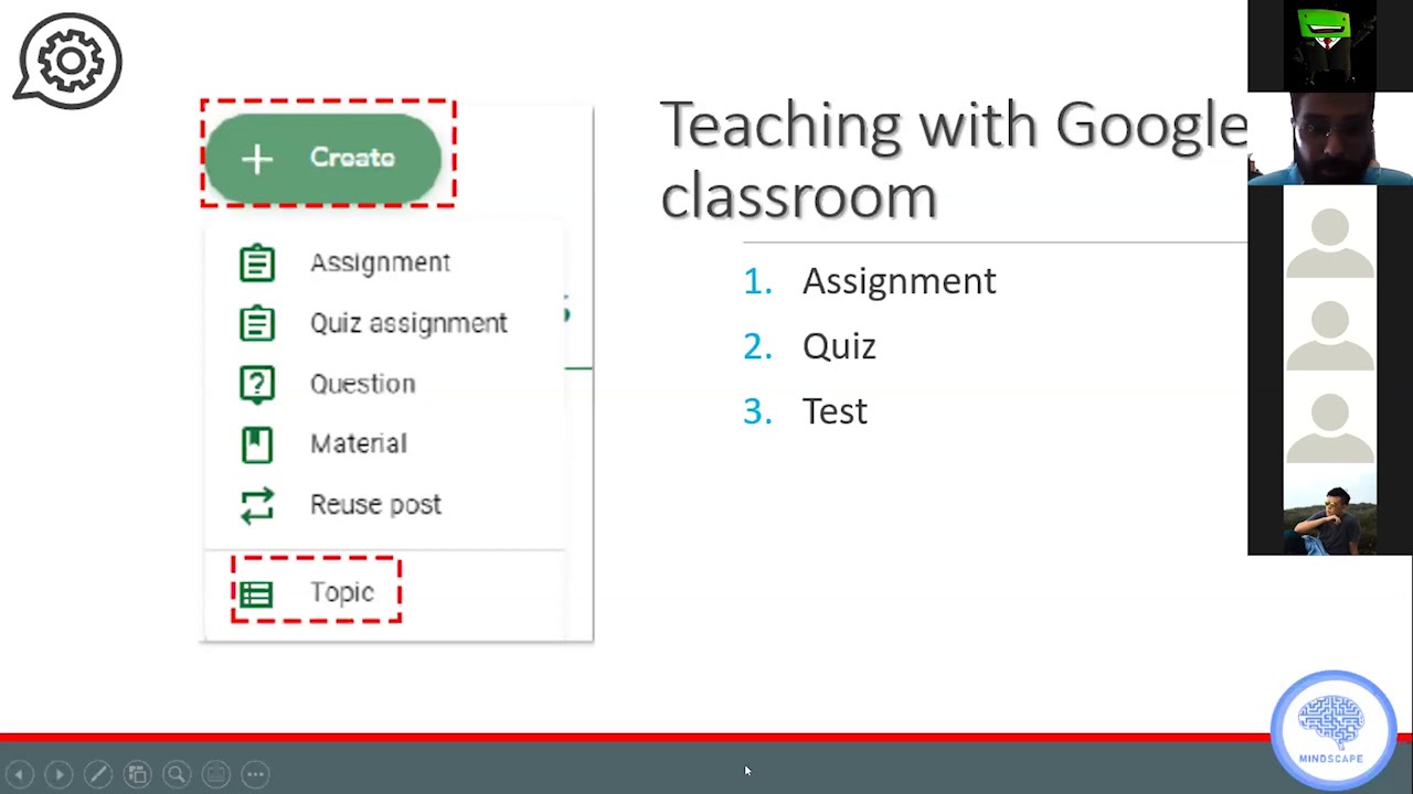 MindScape Recap! - Management in Google Classroom