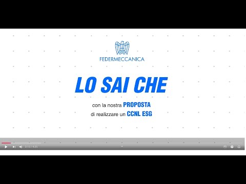 CCNL ESG Lo sai che